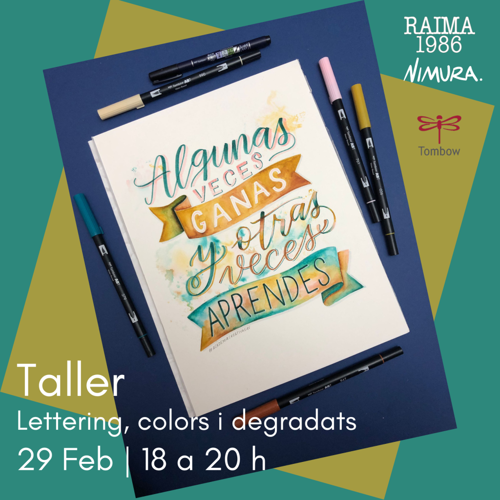 Workshop Lettering Colors and gradients | Raima